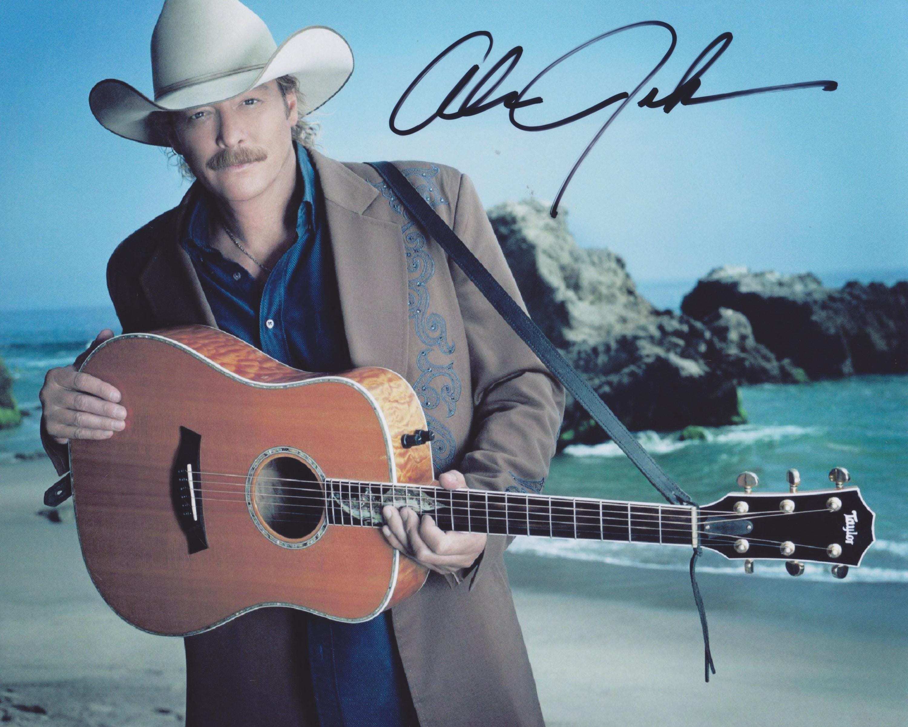 Signed Alan Jackson Autographed PHOTO W/ COA Country aj - Etsy