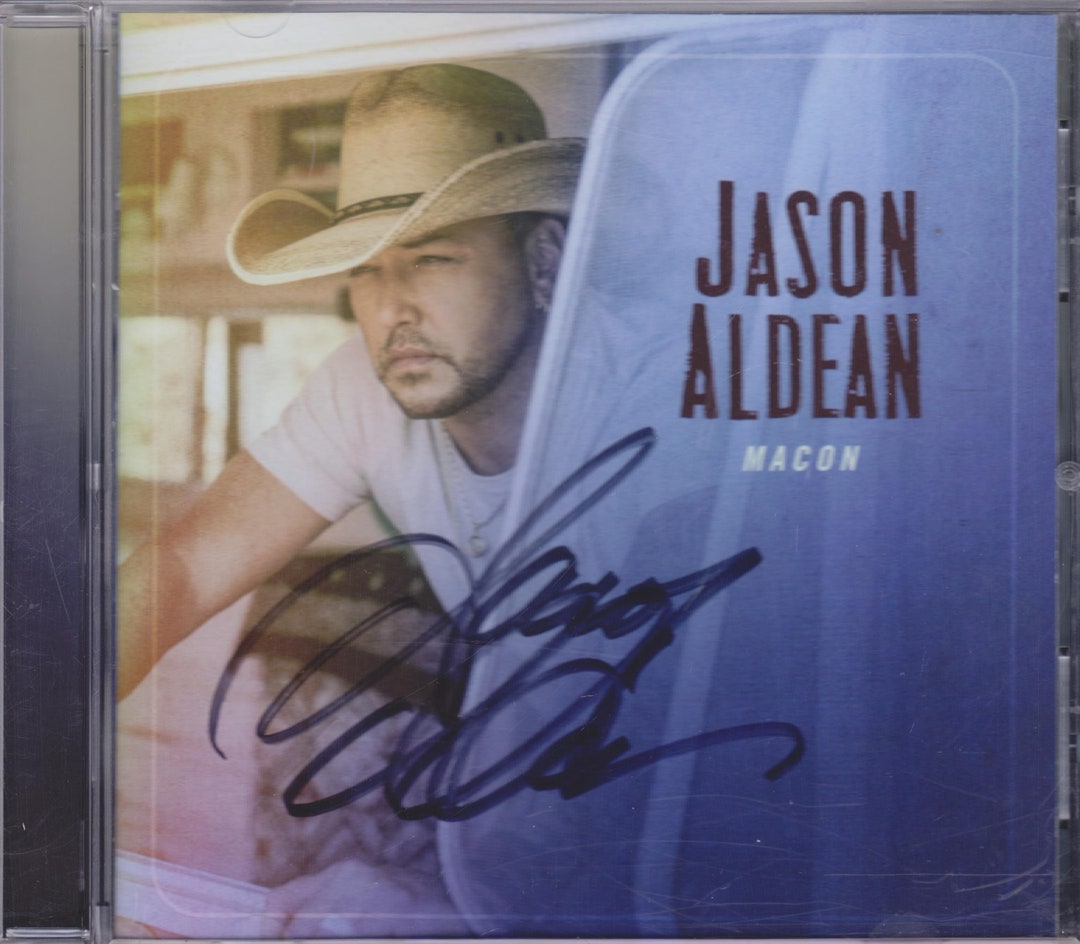 Signed JASON ALDEAN Autographed CD Macon - Etsy