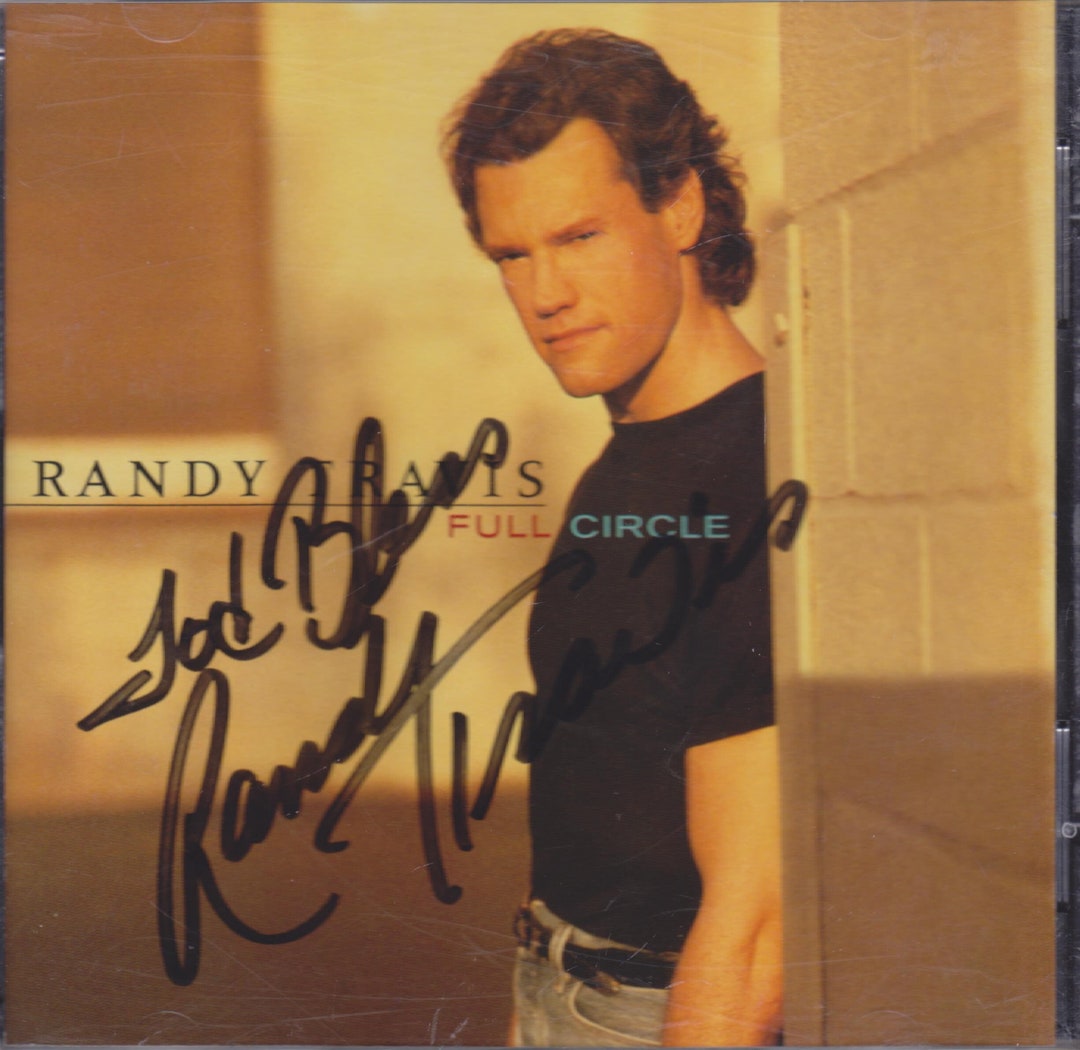 Signed Randy TRAVIS CD Autographed Full Circle Country - Etsy