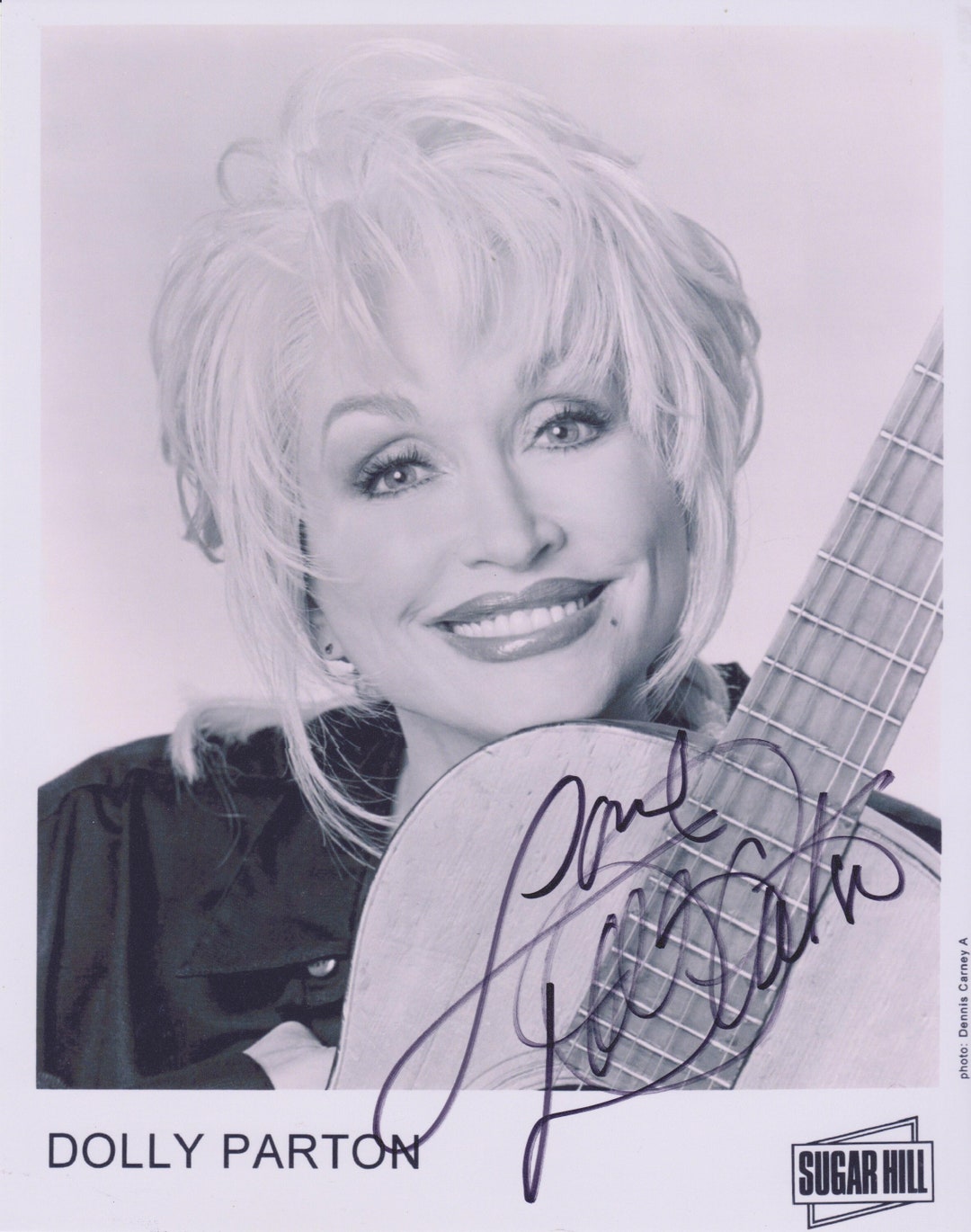 Signed Sexy DOLLY PARTON Autographed Country Legend W/ COA Sugar Hill ...