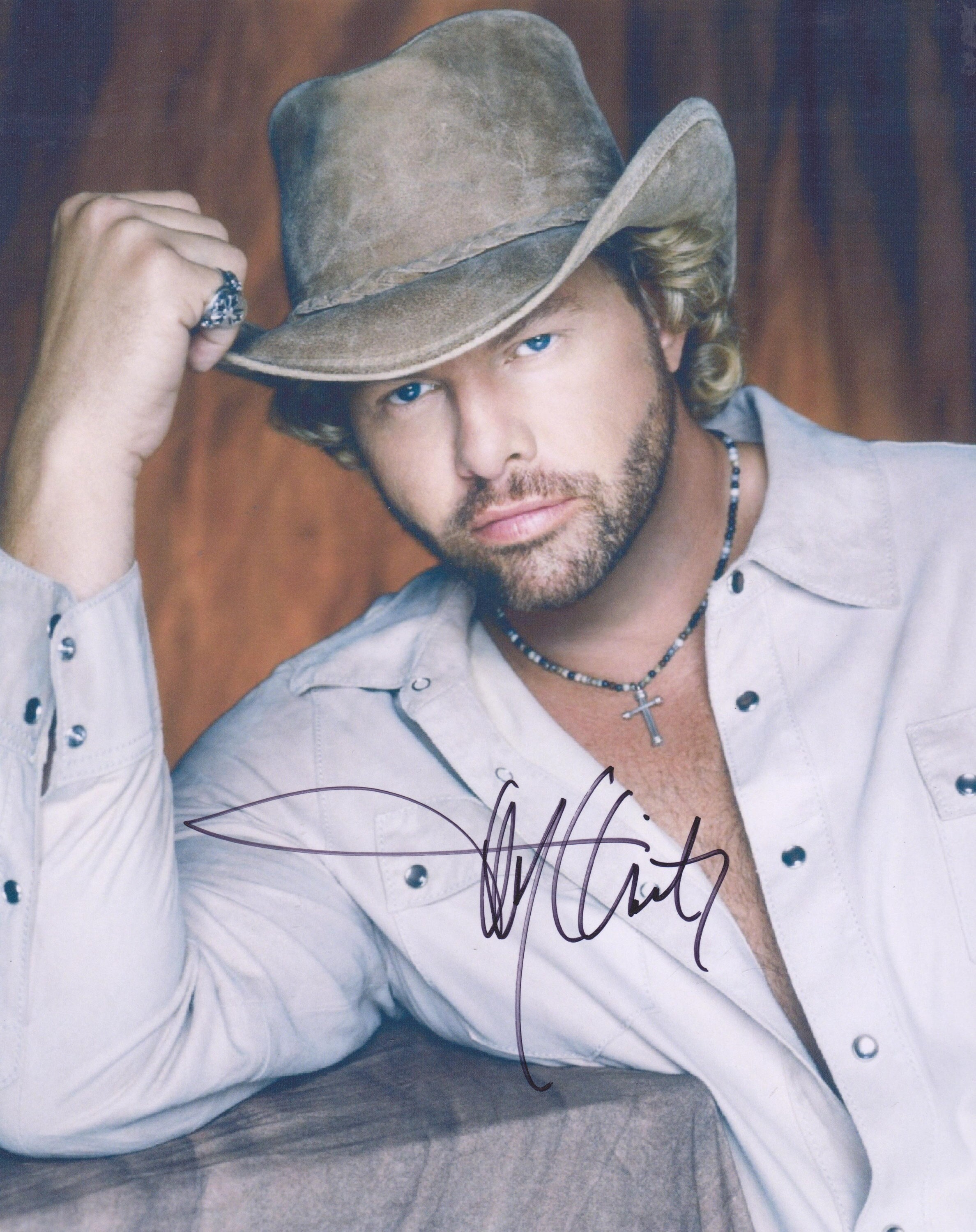 Signed TOBY KEITH Autographed Photo W/ COA Country - Etsy