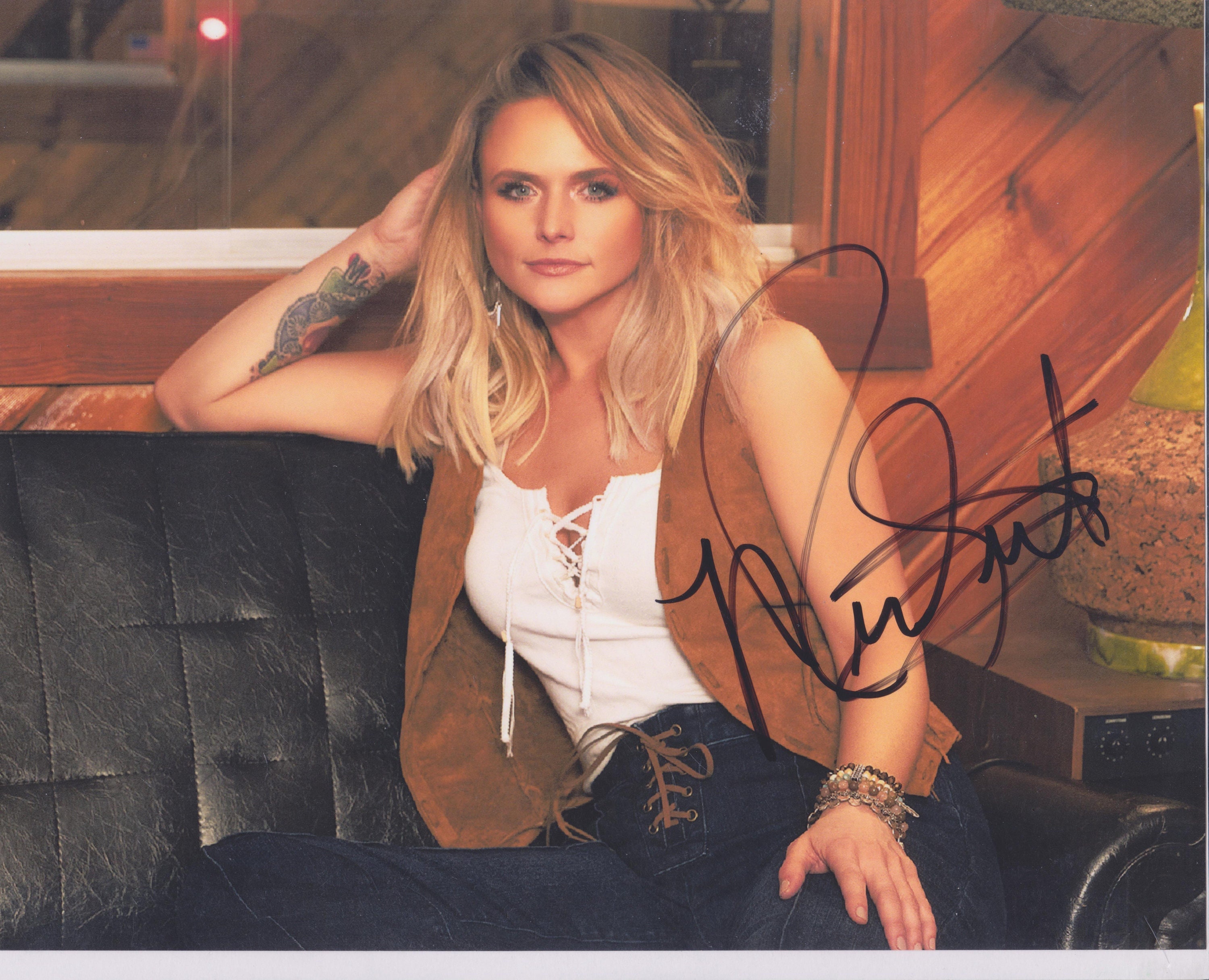 Signed MIRANDA LAMBERT Autographed Photo With COA Countrysweetheart - Etsy