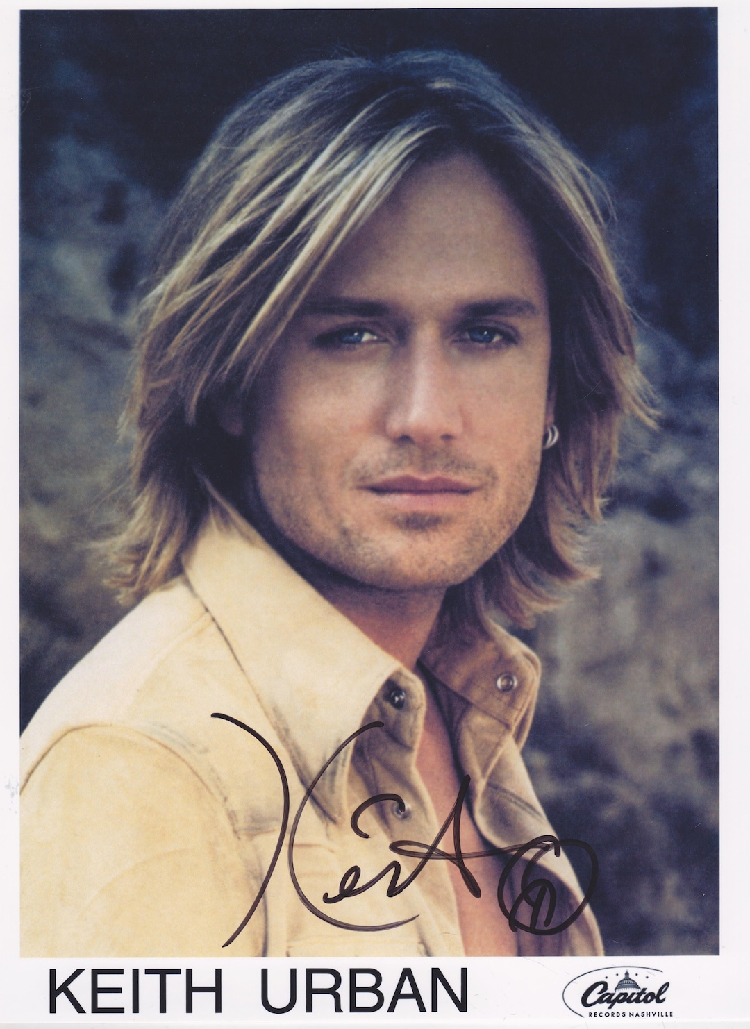 Signed KEITH URBAN Autographed Photo W/ COA Country Capital Records ...