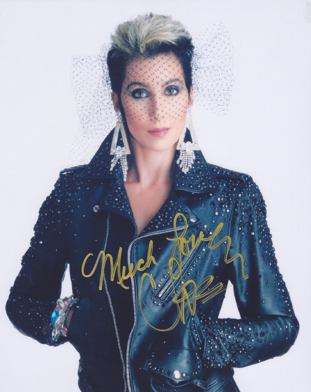 Signed CHER Autographed Photo Cher W/ COA Pop Music - Etsy