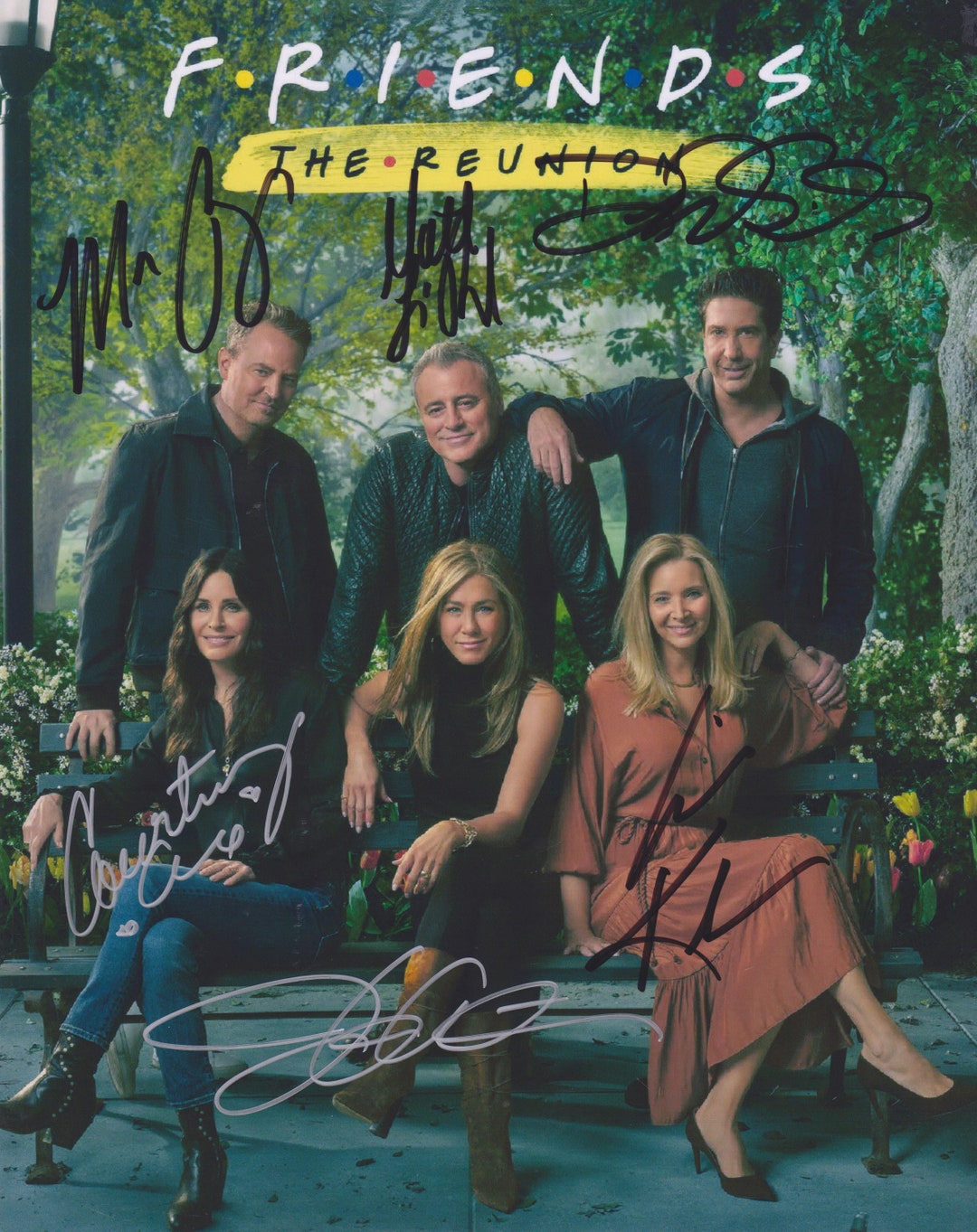 6X Signed 2021 REUNION Cast of FRIENDS Autographed Photo With COA ...