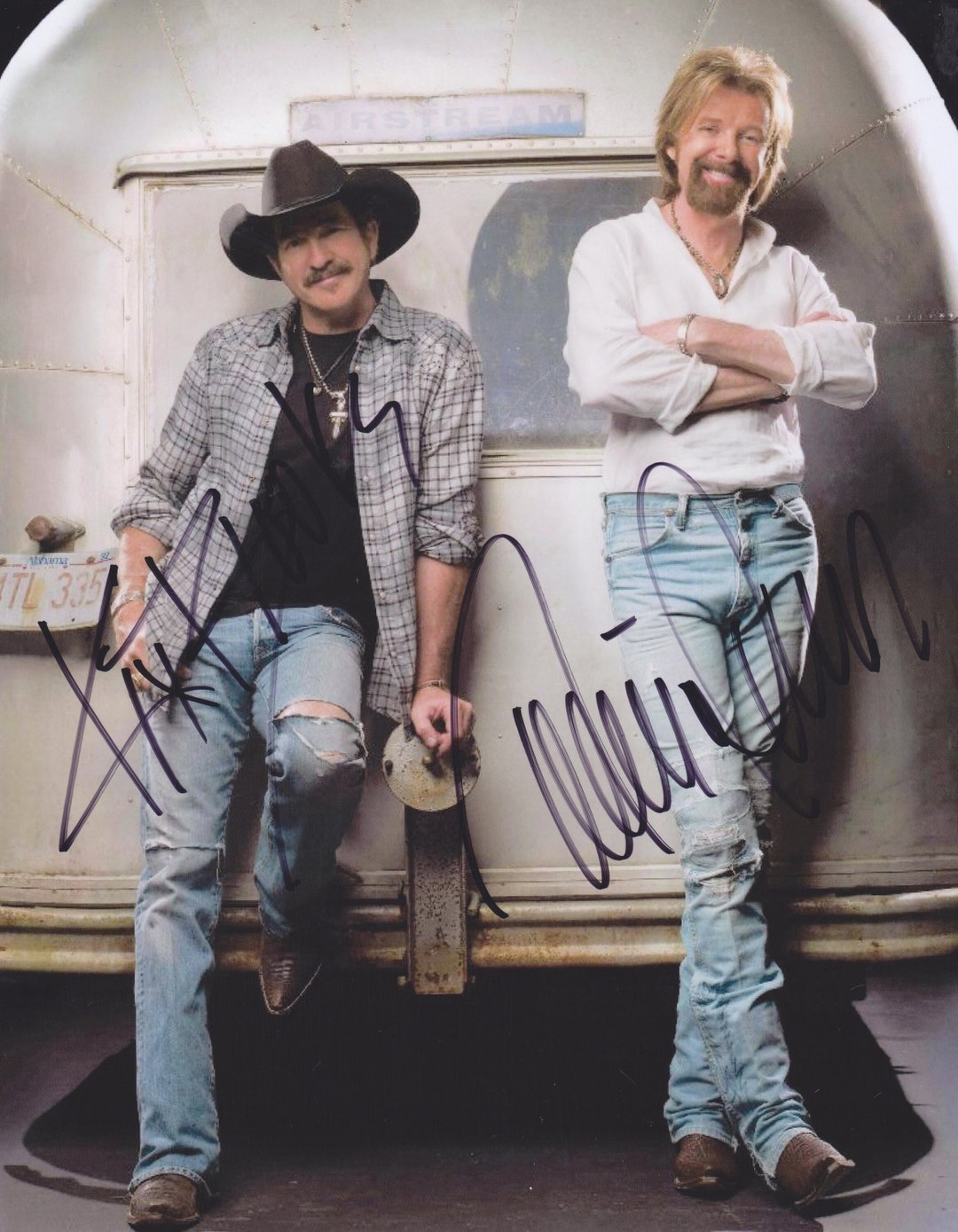 2X Signed BROOKS & DUNN Autographed Photo W/ COA - Etsy