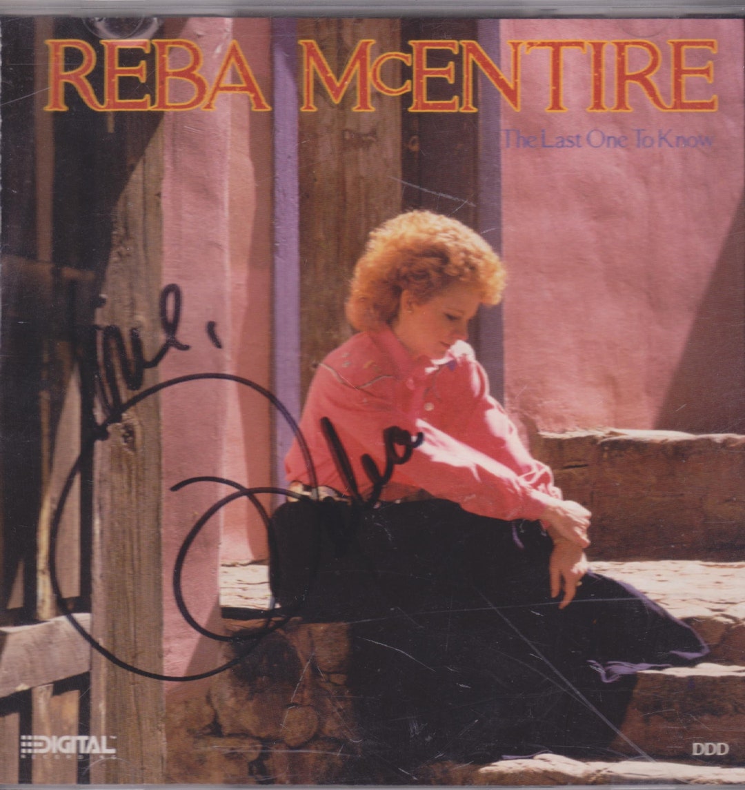 Signed REBA Mcentire Autographed CD the Last One to Know the Voice - Etsy