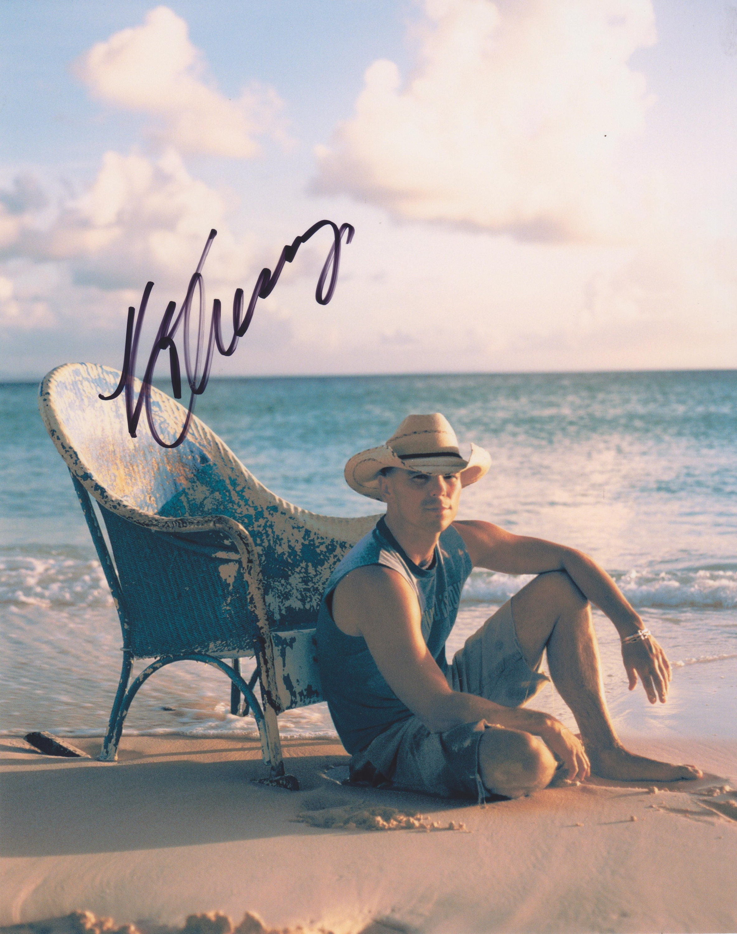 Signed KENNY CHESNEY Autographed Photo W/ COA Country Music Star - Etsy