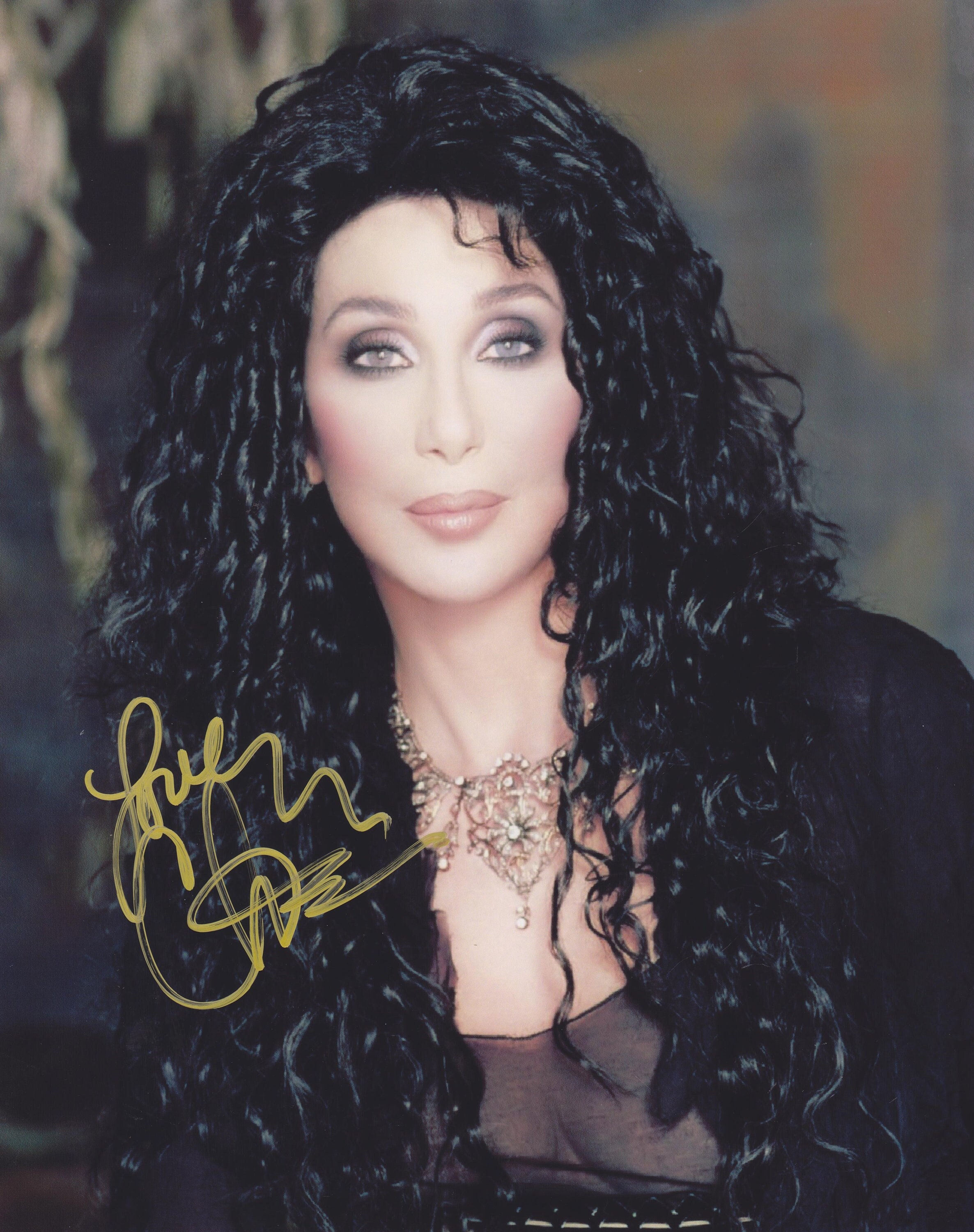 Signed CHER Autographed Photo Cher W/ COA Pop Music - Etsy