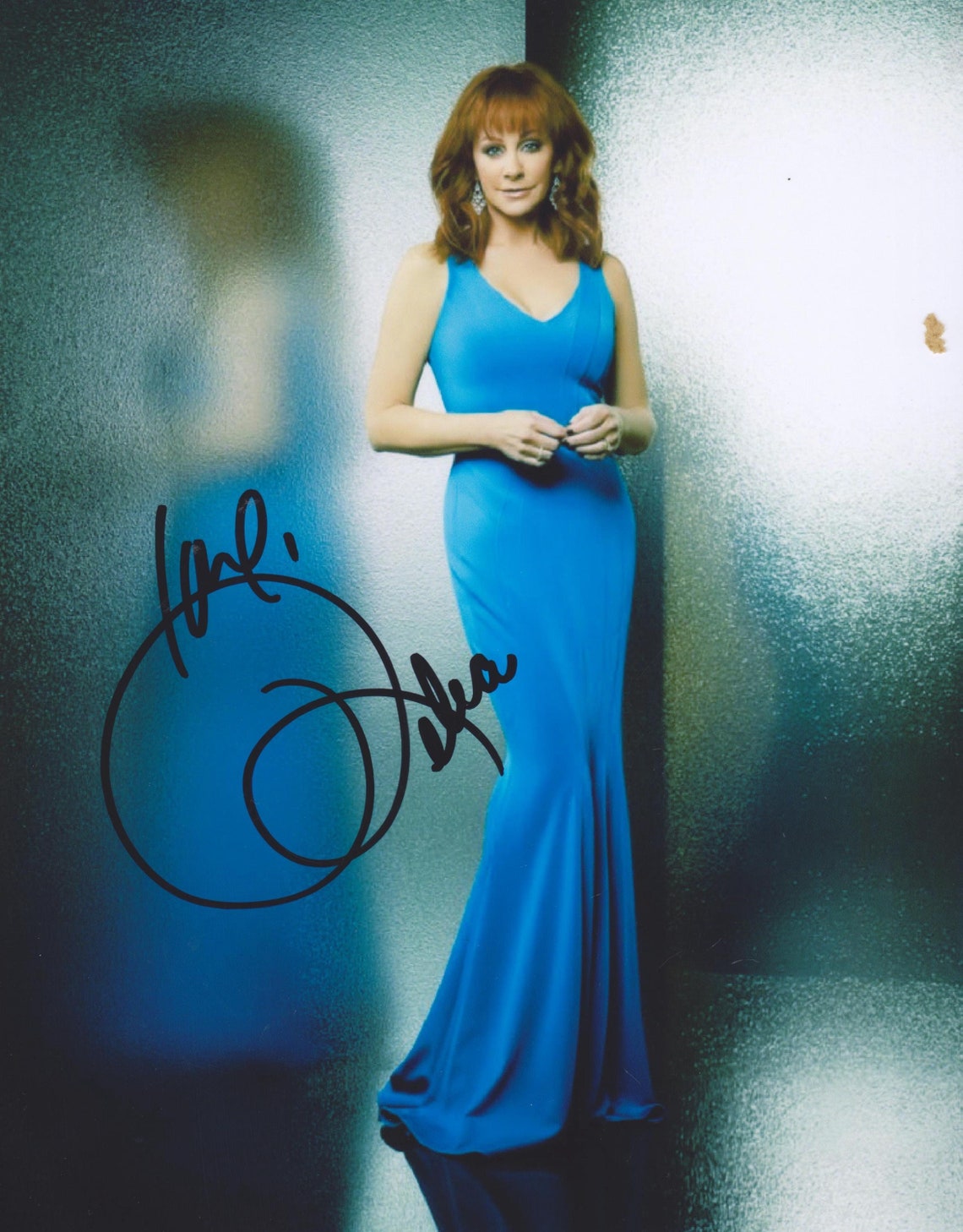 Signed REBA Mcentire Autographed Photo W/ COA the Voice - Etsy