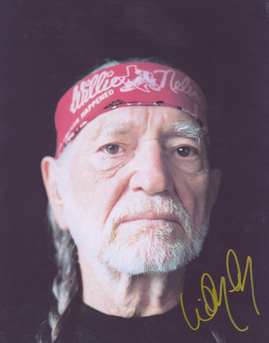 Signed WILLIE NELSON Autographed Country Legend Tennessee W/ COA - Etsy