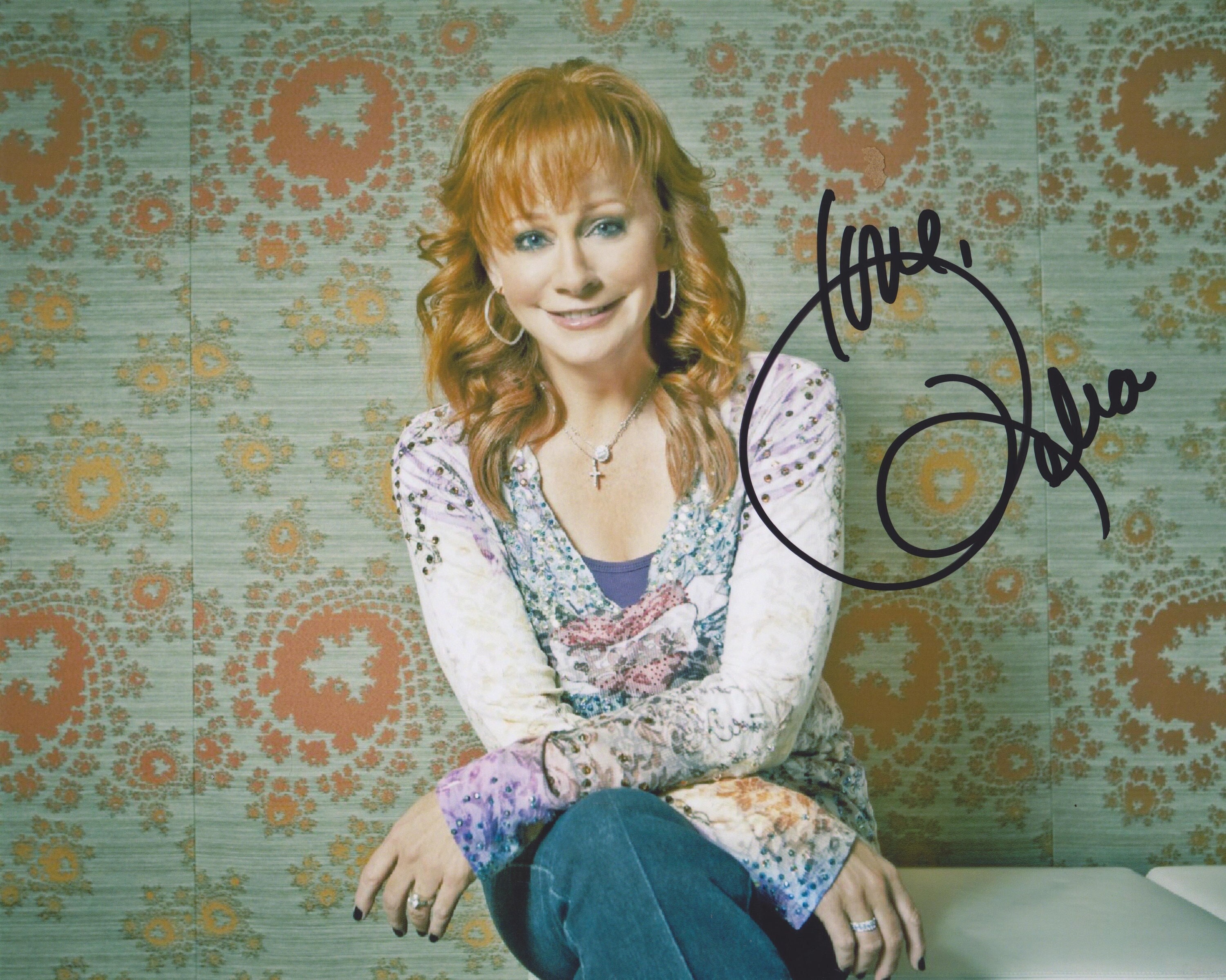 Signed REBA Mcentire Autographed Photo W/ COA the Voice - Etsy