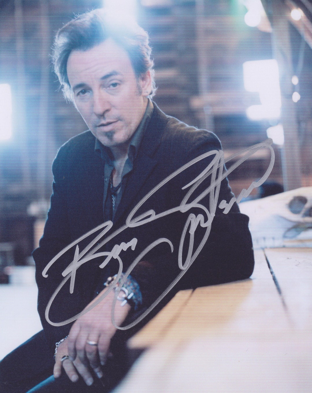 Signed BRUCE SPRINGSTEEN Autographed Photo With Coa USA - Etsy