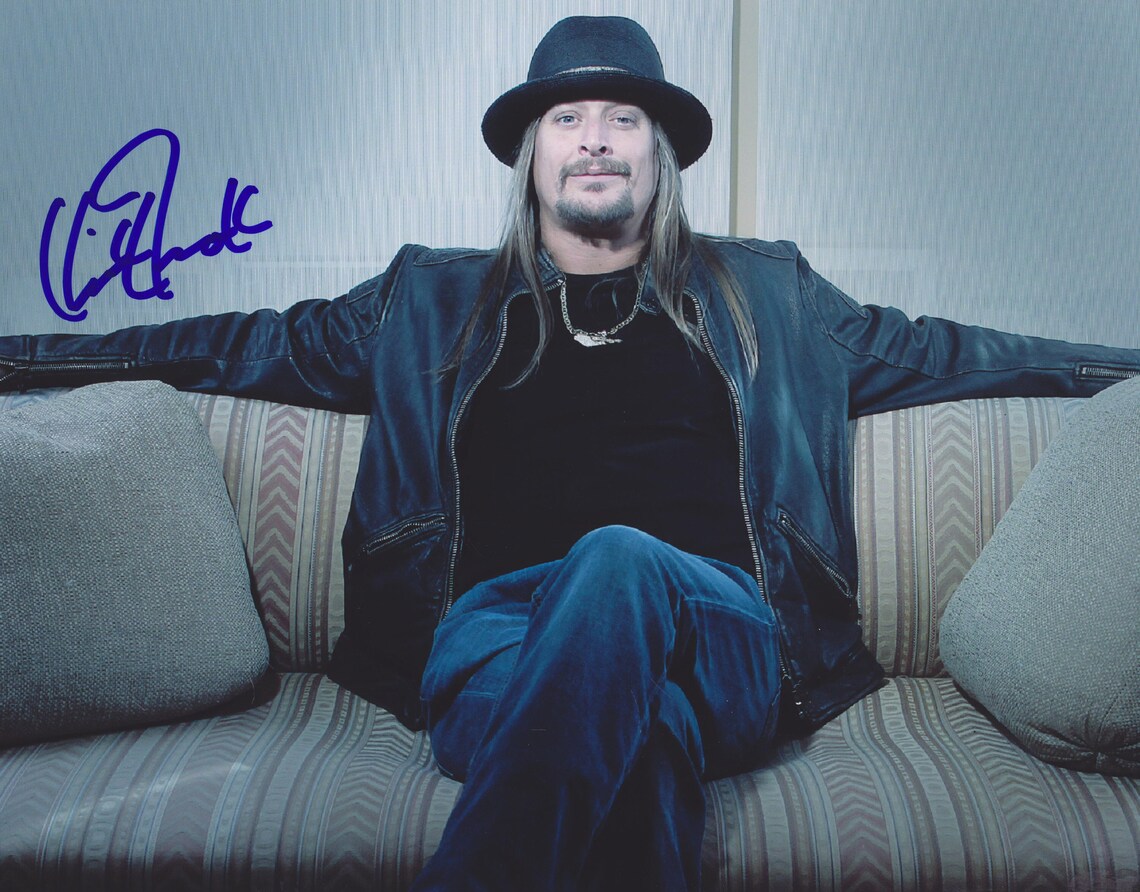 Signed KID ROCK Autographed Photo W/ COA Kid Rock - Etsy