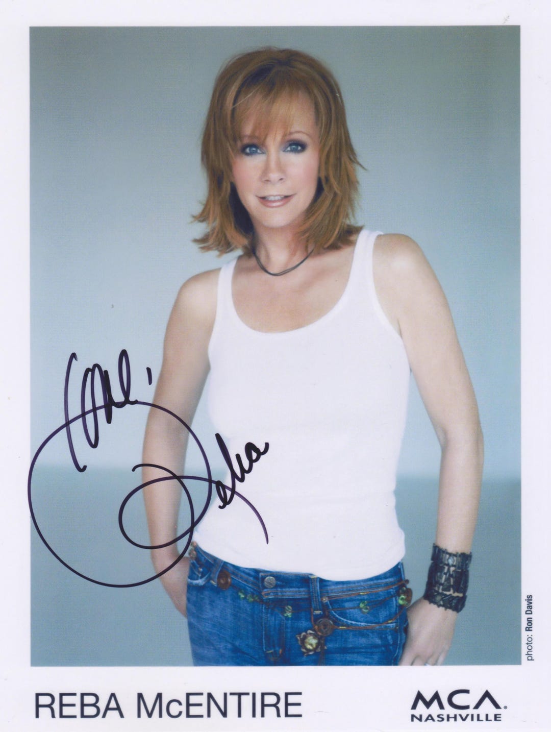 Signed REBA Mcentire Autographed Photo W/ COA the Voice - Etsy