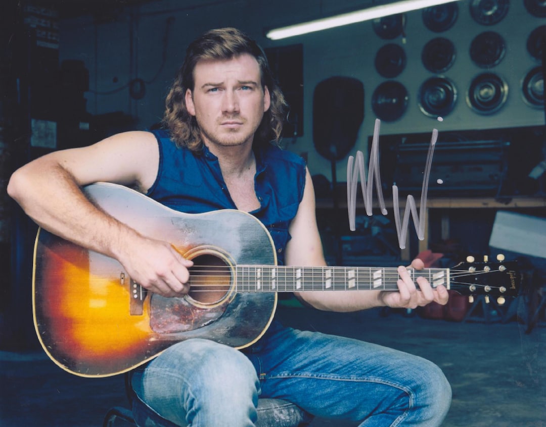 Signed MORGAN WALLEN Autographed Photo W/ COA Country - Etsy