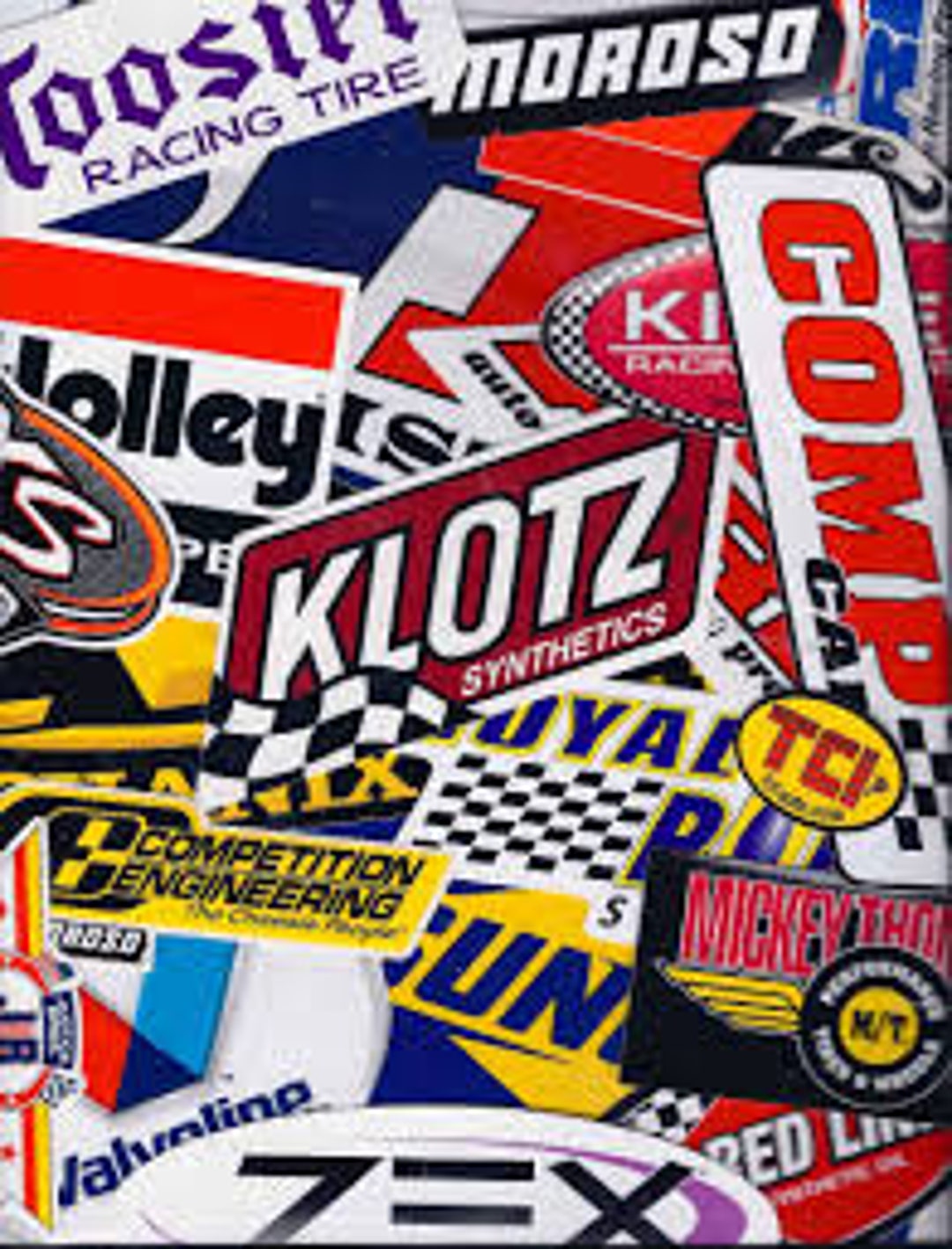 100 ASSORTED Drag Racing Stickers - Hot Rod Decals - Lot - Etsy