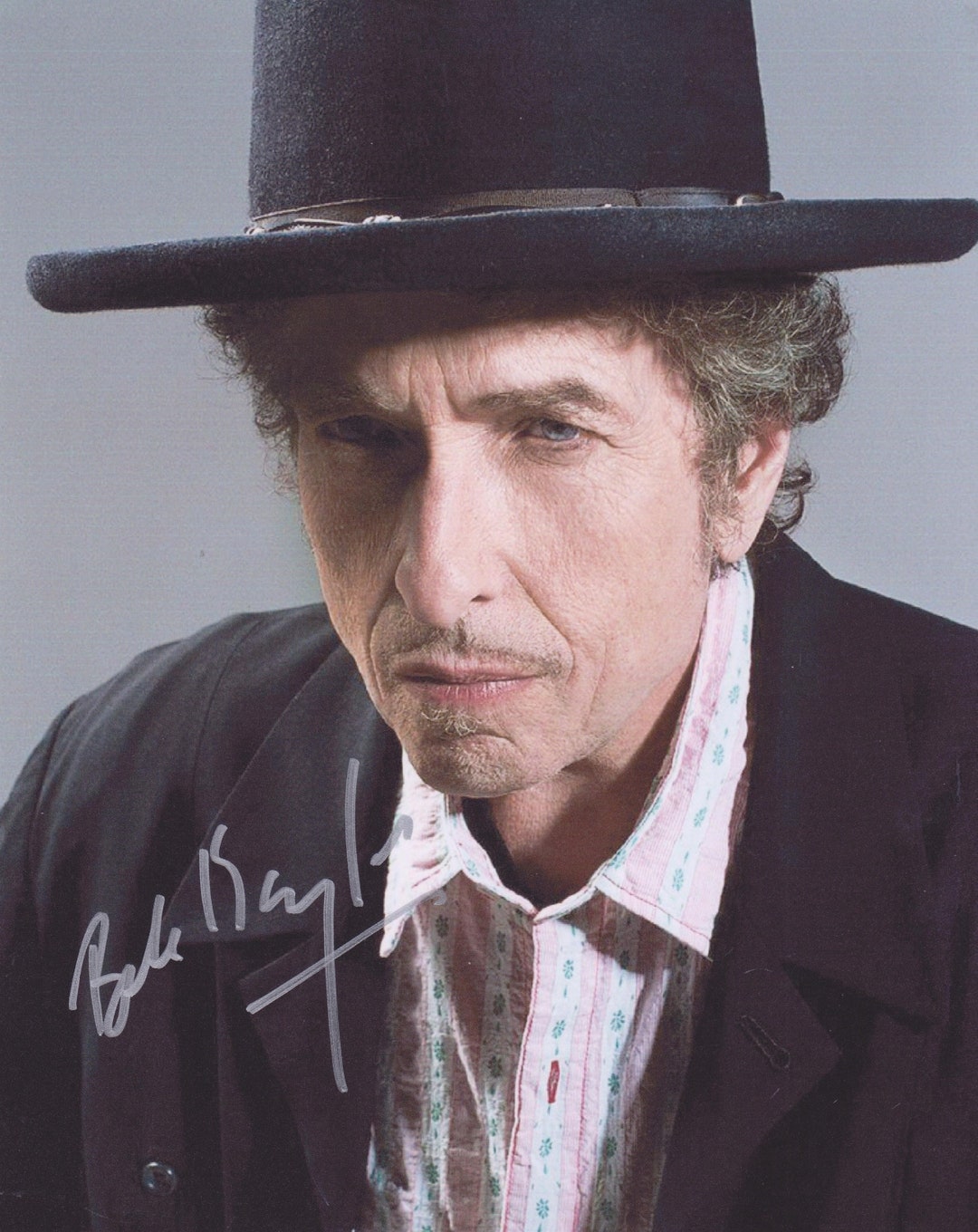 Signed BOB DYLAN Autographed Photo W/ COA Folk Acoustic - Etsy