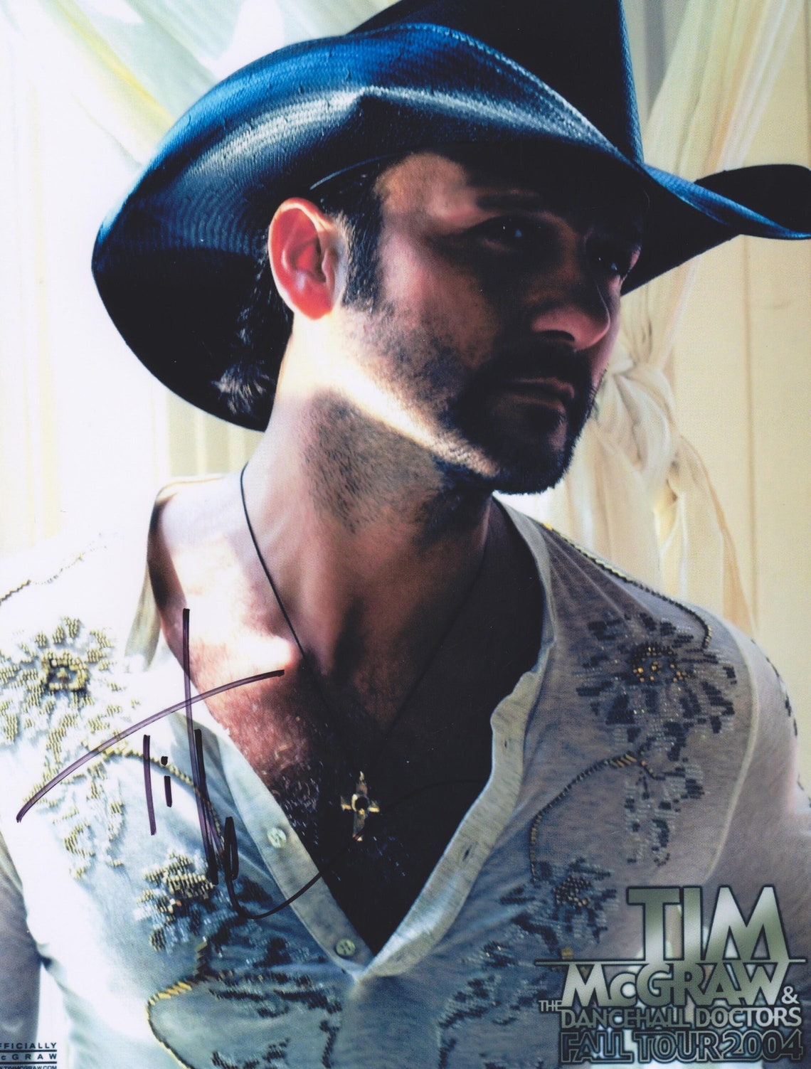 Signed Tim Mcgraw Autographed Photo W/ COA Country - Etsy