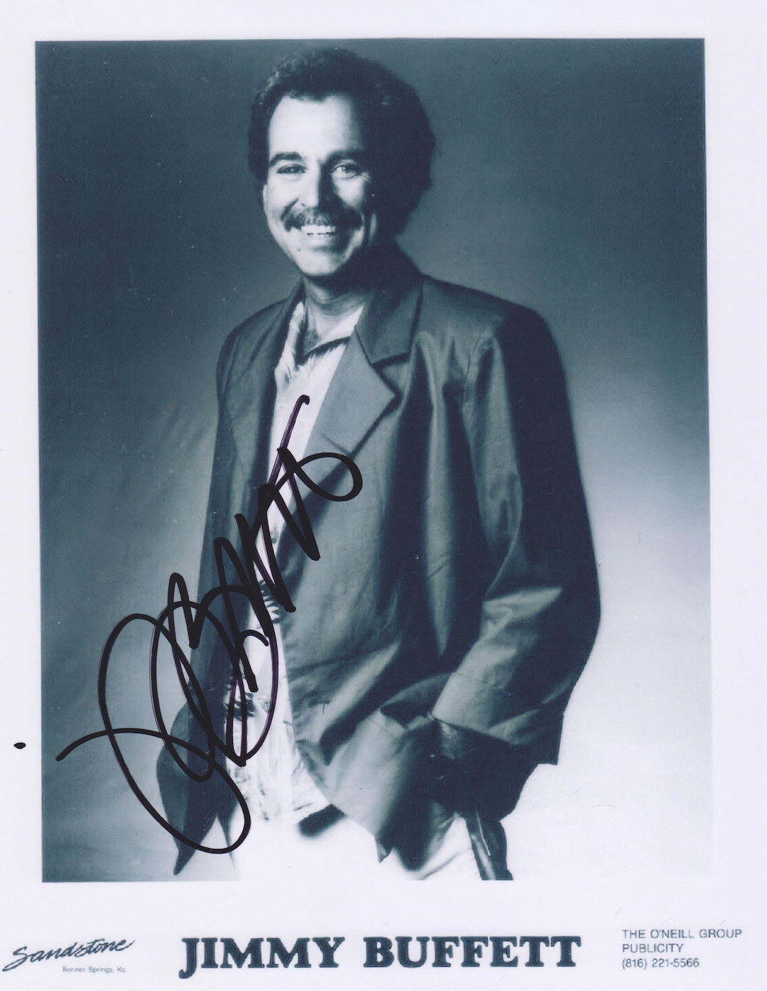 Signed JIMMY BUFFETT Photo Autographed W/ COA Promo - Etsy