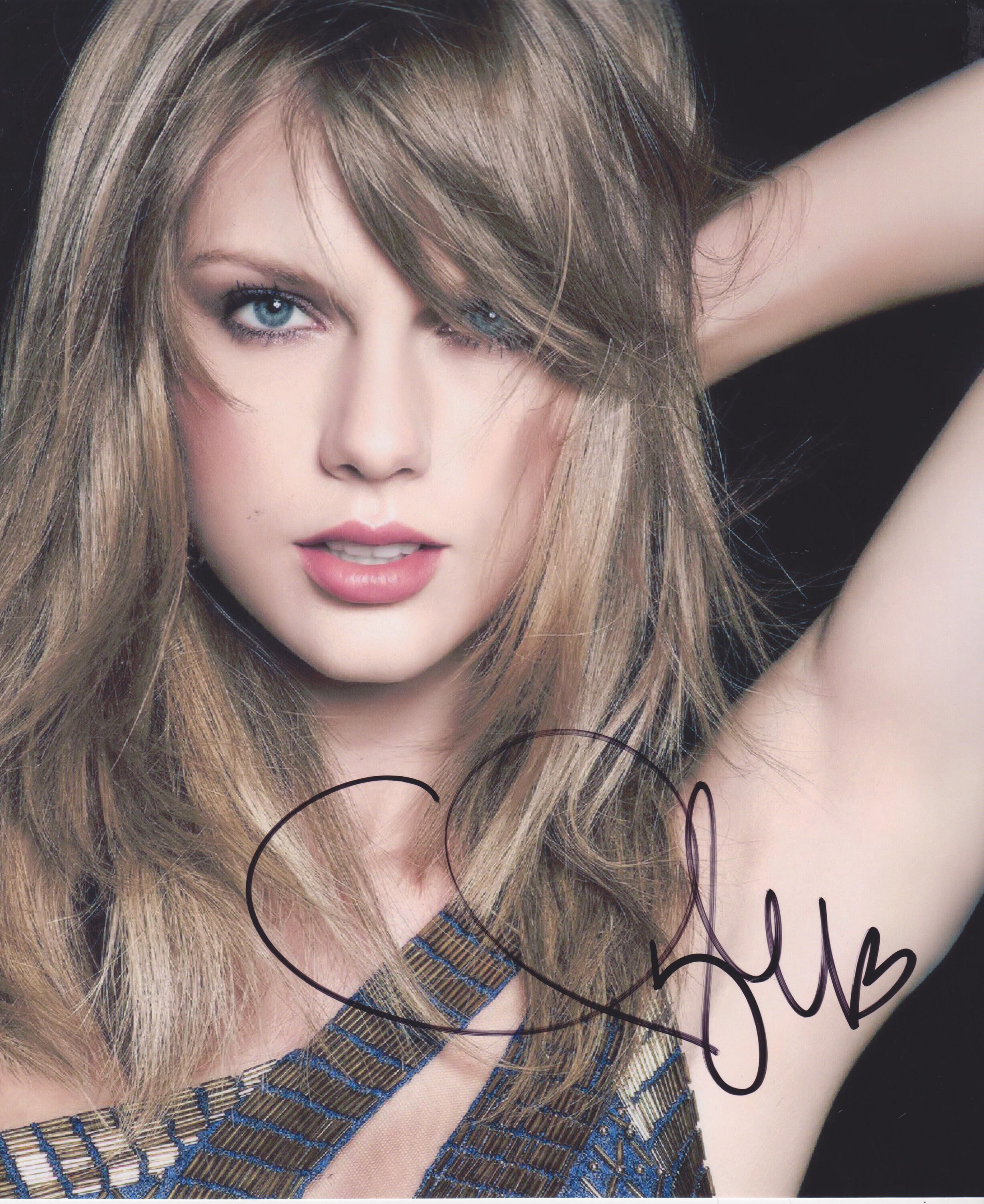 Signed TAYLOR SWIFT Photo With COA Autographed Country Pop - Etsy
