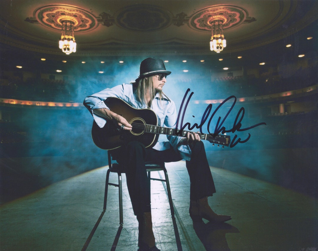 Signed KID ROCK Autographed Photo W/ COA Kid Country Rock - Etsy