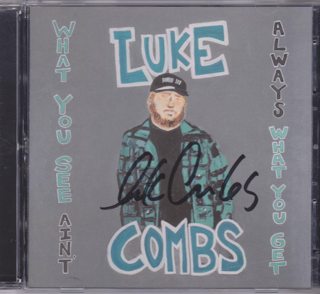 Signed Luke Combs Autographed 2 CD Set - What You See - Etsy