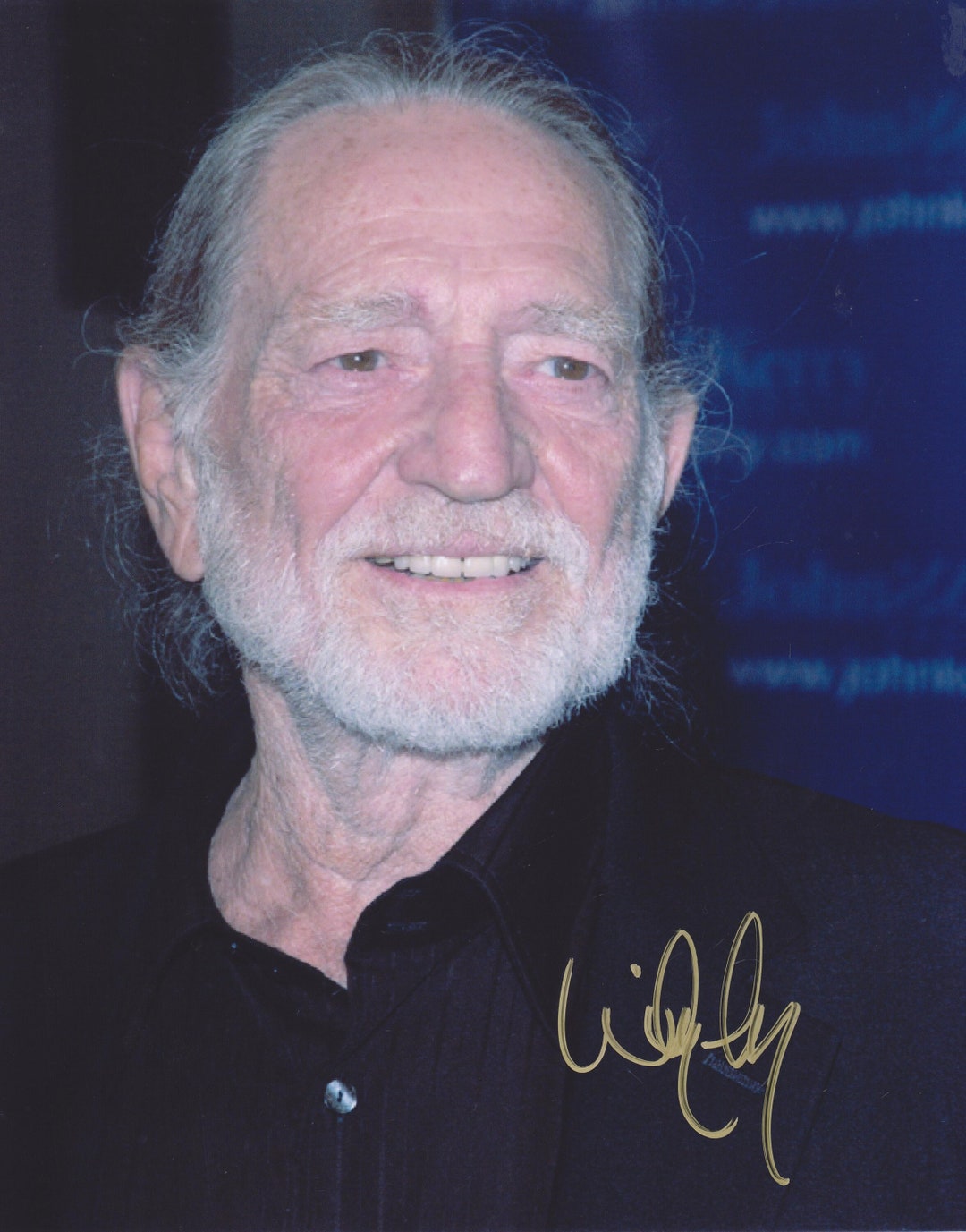 Signed WILLIE NELSON Photo Autographed COA Country Music Legend - Etsy