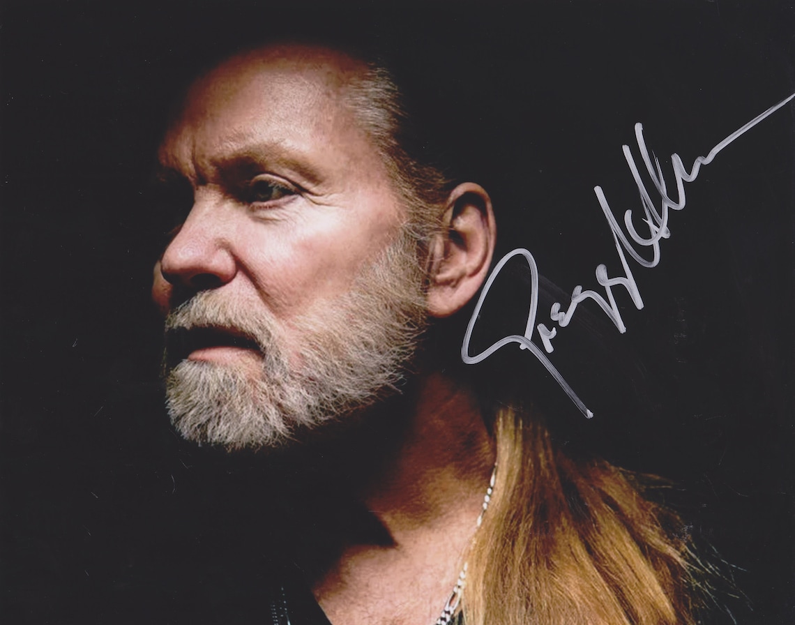 Signed GREGG ALLMAN Photo With Hologram COA Autographed Greg Brothers ...