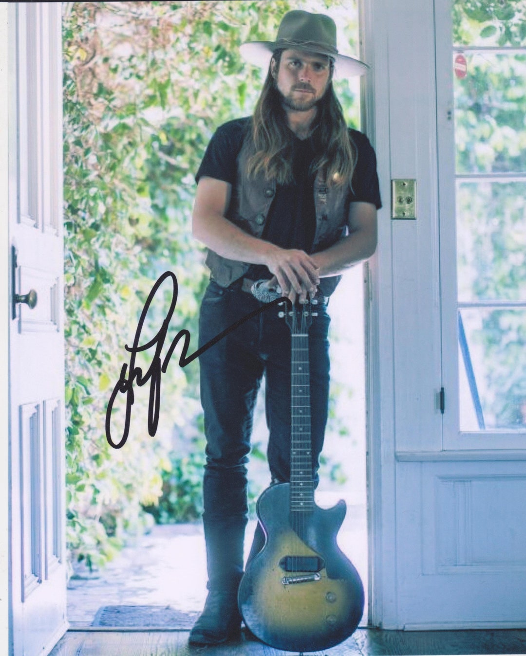 Signed Lukas NELSON Autographed Country W/ COA - Etsy