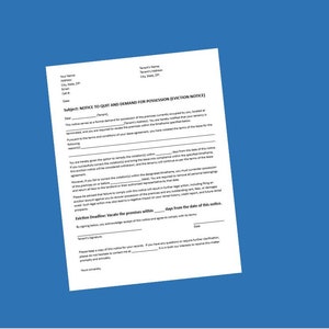 Eviction Made Easy: Simplify the Process With Our Top-notch Etsy ...