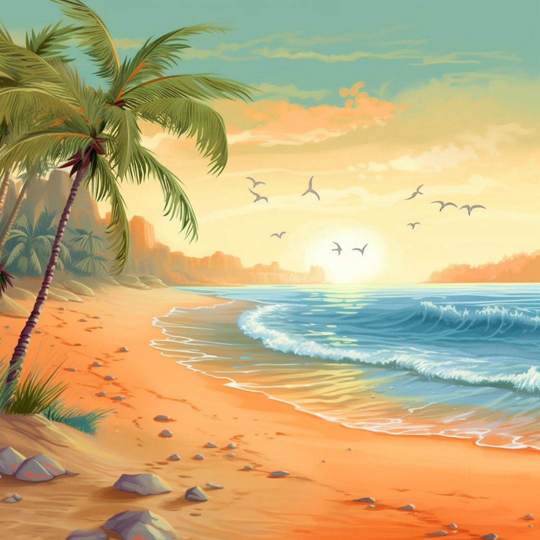 Embracing the Sun and Sea Sea View Summer Time Waves Sun - Etsy