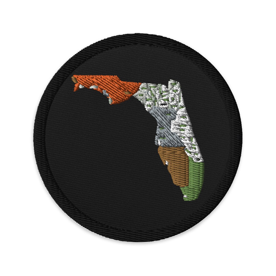 Florida Embroidered Patches - Etsy