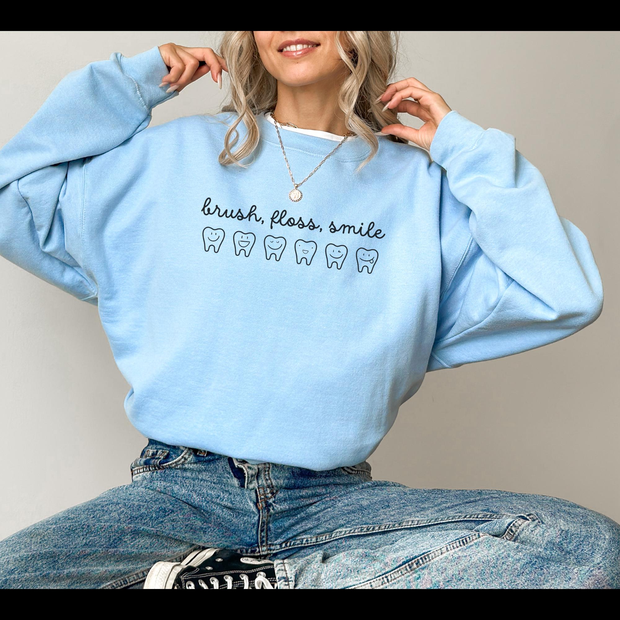 Dentist Sweatshirt Dental Hygienist Gift for Dental Student Crewneck ...