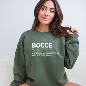 Bocce Sweatshirt for Bocce Team Matching Shirts Play Bocce Tournament ...
