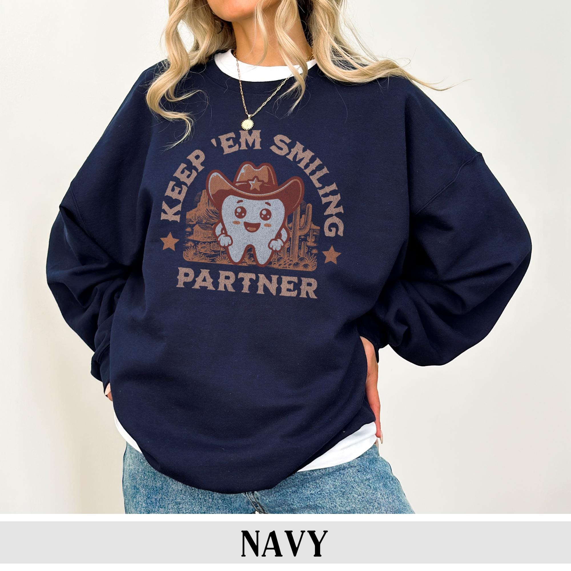 Dental Sweatshirt Western Vintage Dental Hygienist Sweatshirt RDH Wild ...