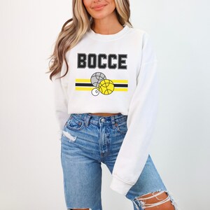 Bocce Athletic Sweatshirt for Bocce Ball Tournament Team Shirt College ...