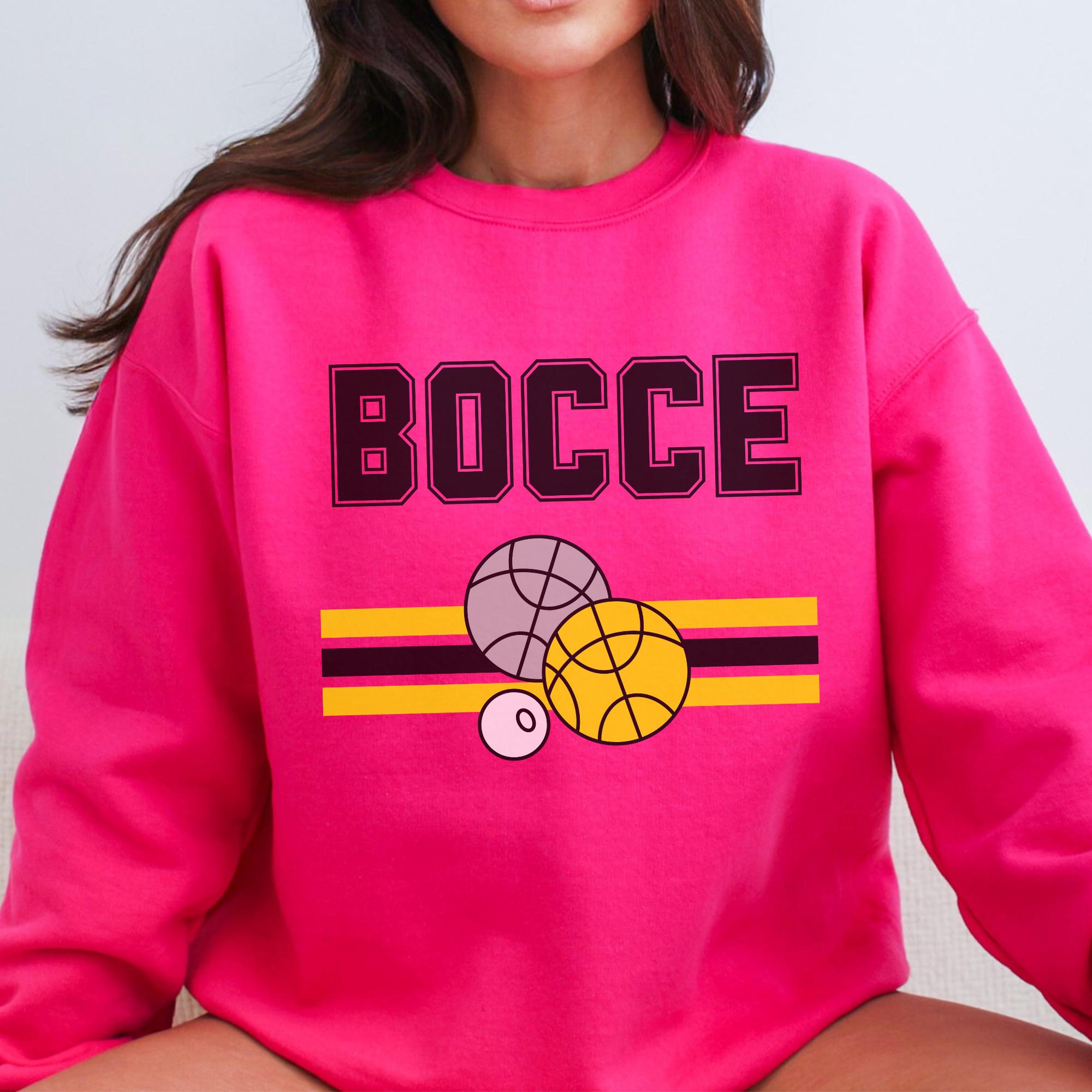 Bocce Athletic Sweatshirt for Bocce Ball Tournament Team Shirt College ...