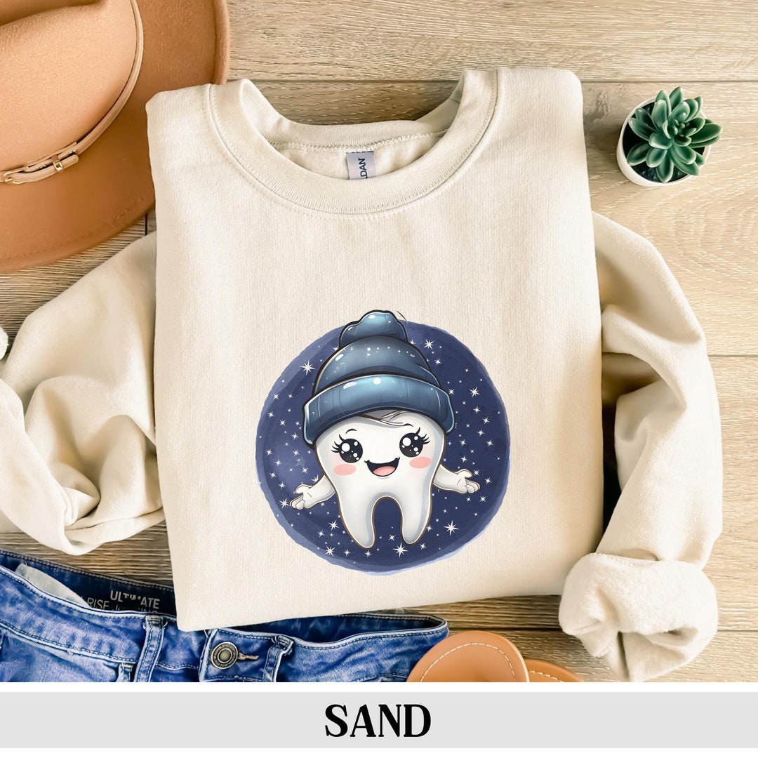 RDH Sweatshirt Tooth Beanie Winter Cute Crewneck Gift for Dental ...