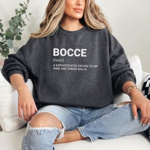 Bocce Sweatshirt for Bocce Team Matching Shirts Play Bocce Tournament ...