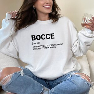 Bocce Sweatshirt for Bocce Team Matching Shirts Play Bocce Tournament ...