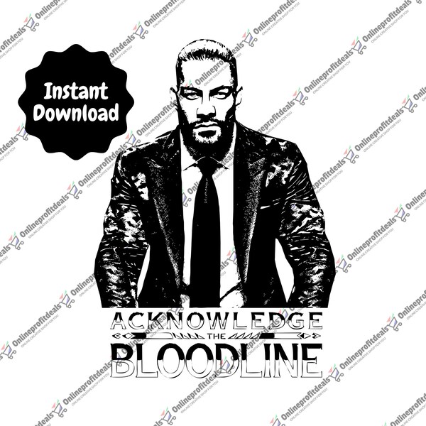 Wwe Bloodline Tshirt - Etsy