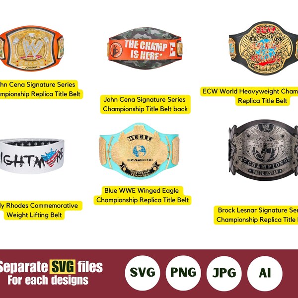 Championship Belt - Etsy