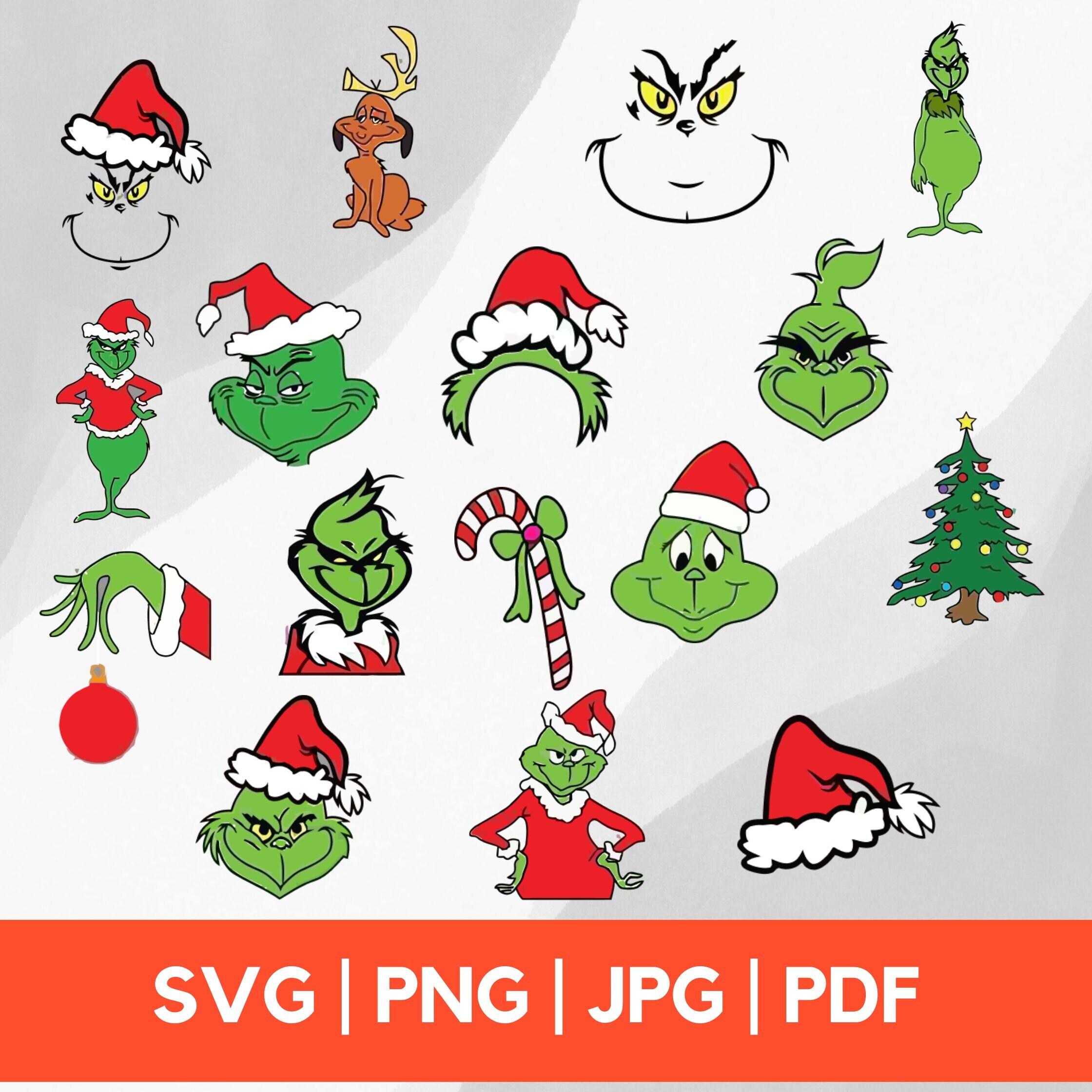 The Grinch Svg Bundle Grinch Hand Svg Grinch Face Svg - Etsy Australia