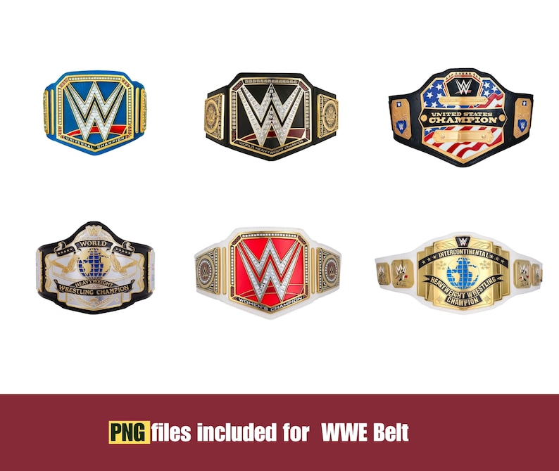 WWE SVG Belt Championship Belt Svg Heavyweight Belt - Etsy Australia