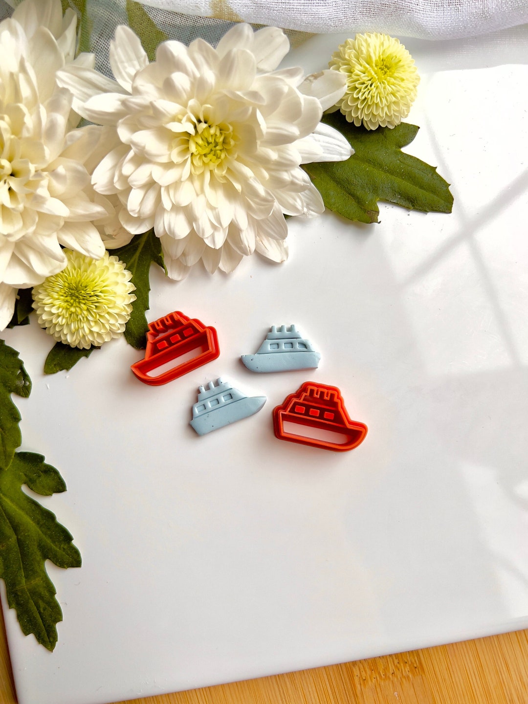 Summer Ship Clay Cutter | Boat Polymer Clay Cutters | Holidays Cutters ...