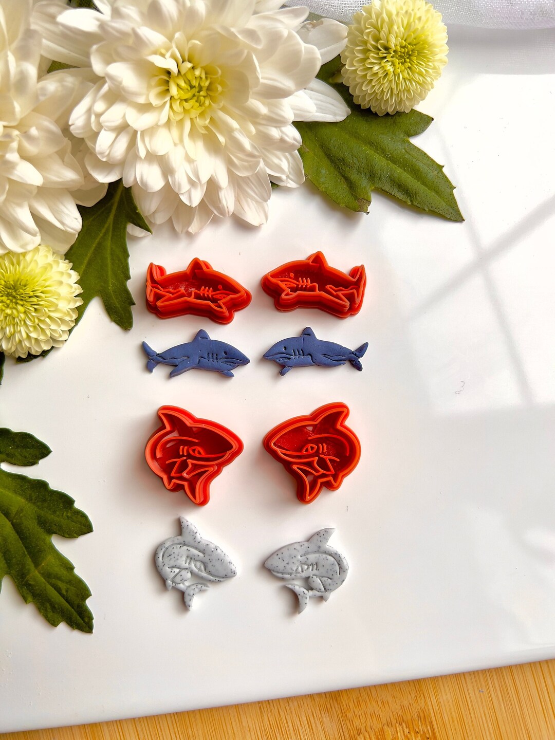 Summer Shark Clay Cutter | Sharks Polymer Clay Cutters | Animal Clay ...