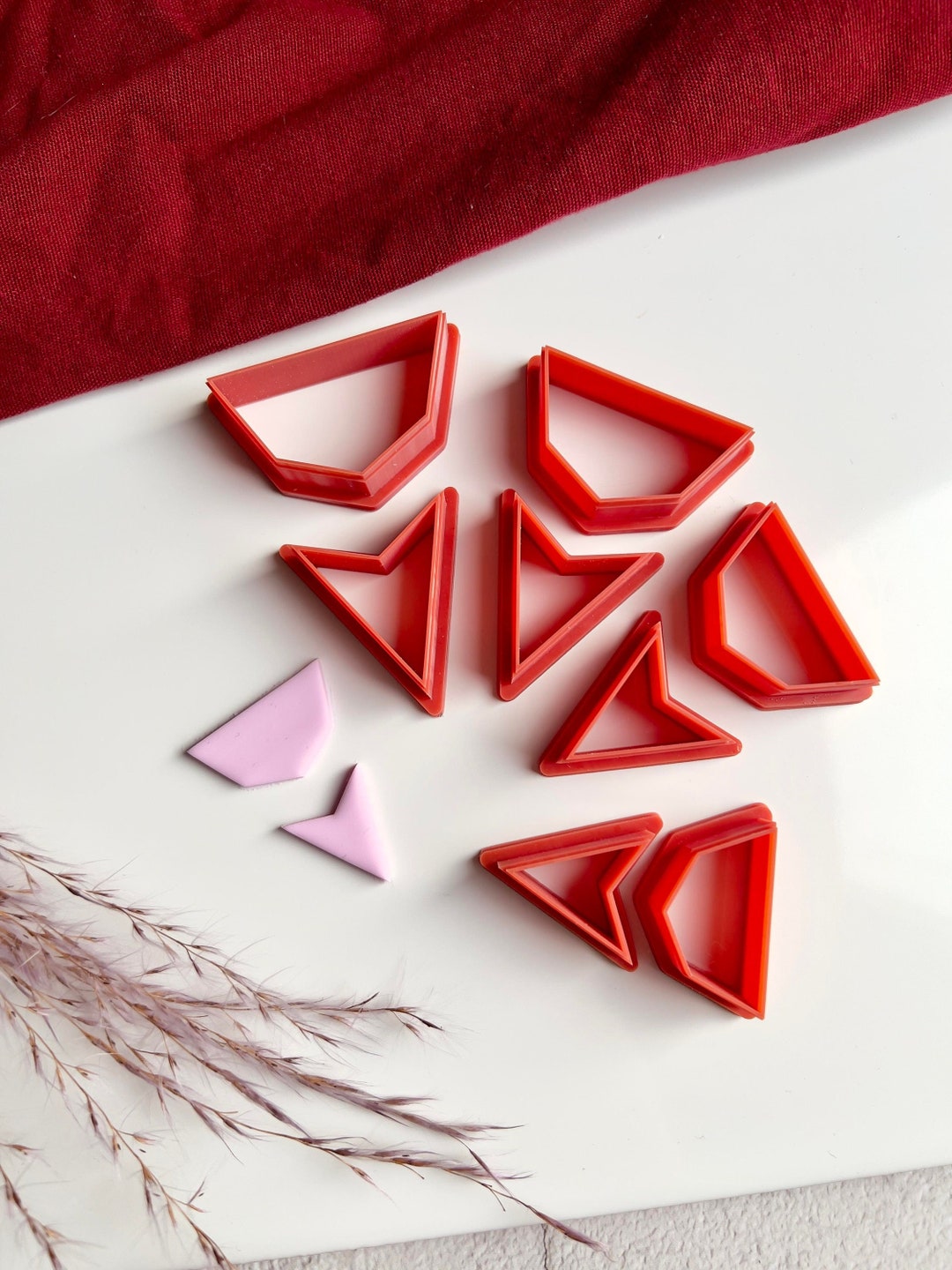 Arrow Triangle Clay Cutter | Abstract Shape Polymer Clay Cutters ...