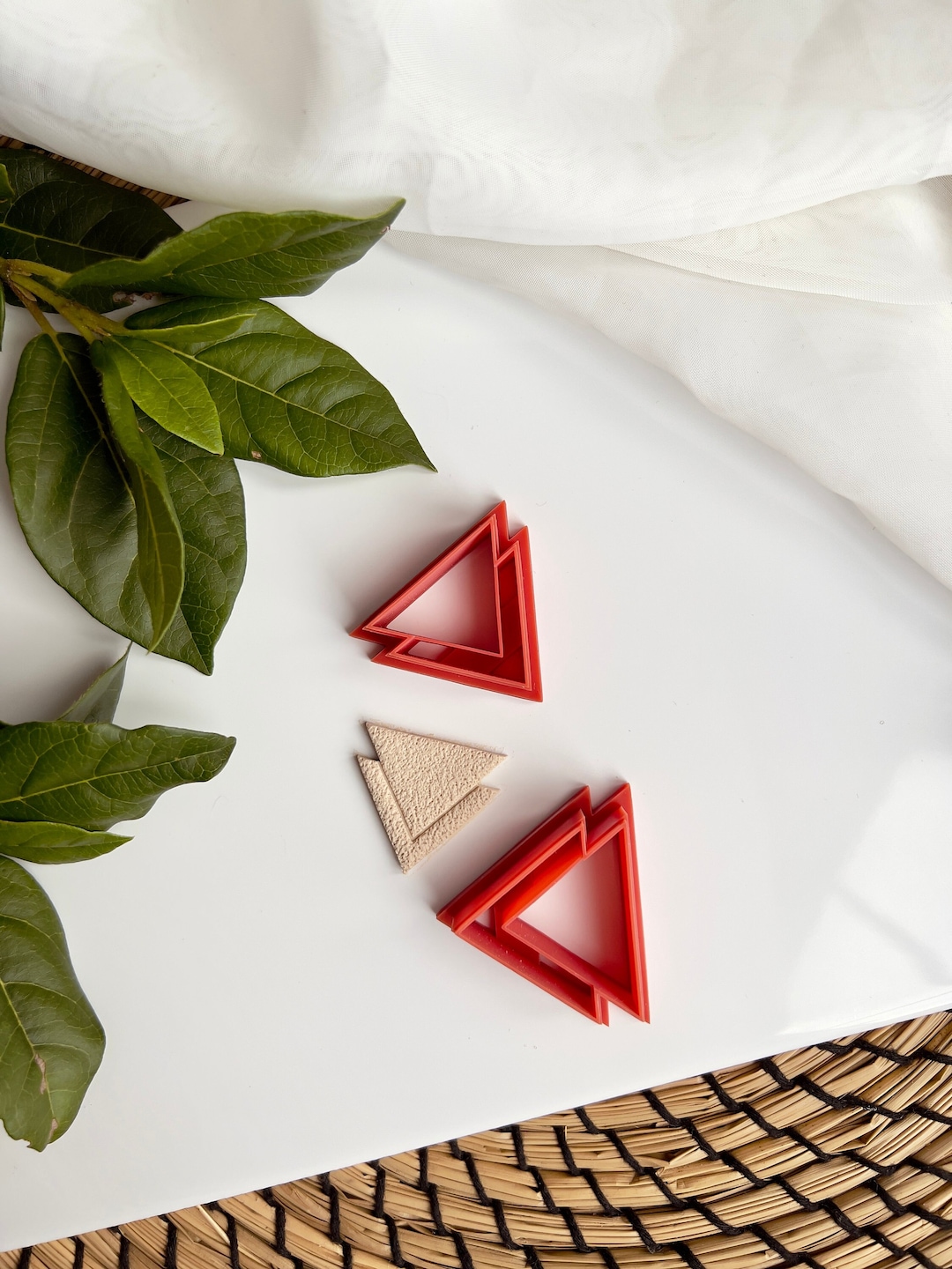 Double Triangle Clay Cutter | Abstract Shape Polymer Clay Cutters ...