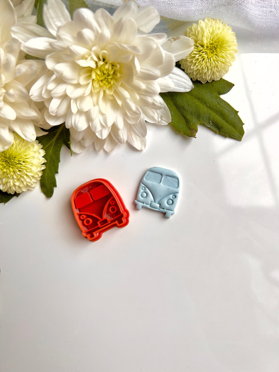 Summer Camper Van Clay Cutter | VW Car Polymer Clay Cutters | Vehicle ...